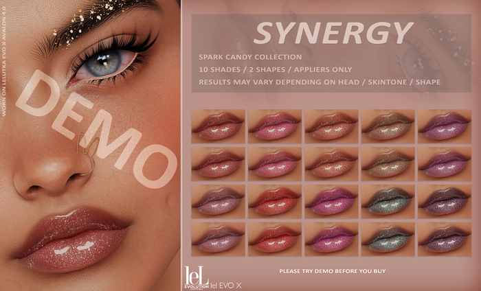Second Life Marketplace - DEMO [SYN] Synergy - Spark Candy - LEL EVOX